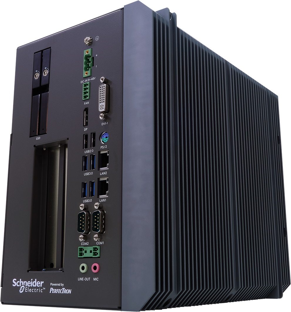 SCH-3X1 | IEC61850-3 IEEE-1613 Cube Fanless Computer for EcoStruxure | PERFECTRON